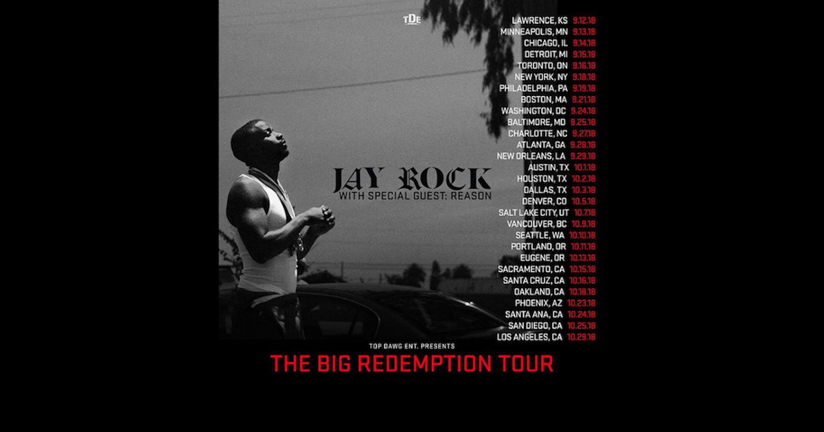 Jay Rockが「The Big Redemption 」ツアーの開催を決定。ツアーの予定日をチェック！ | HIP HOP DNA